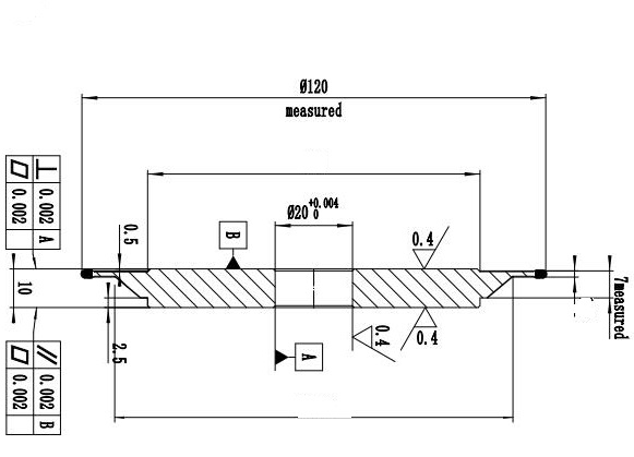 10mm Thickness Diamond Dressing Tools 120mm Diamond Dressing Disc ISO