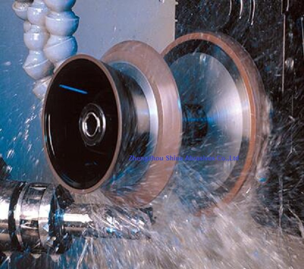 1V1 Metal Bond Diamond CNC Grinding Wheels For Fluting Gashing